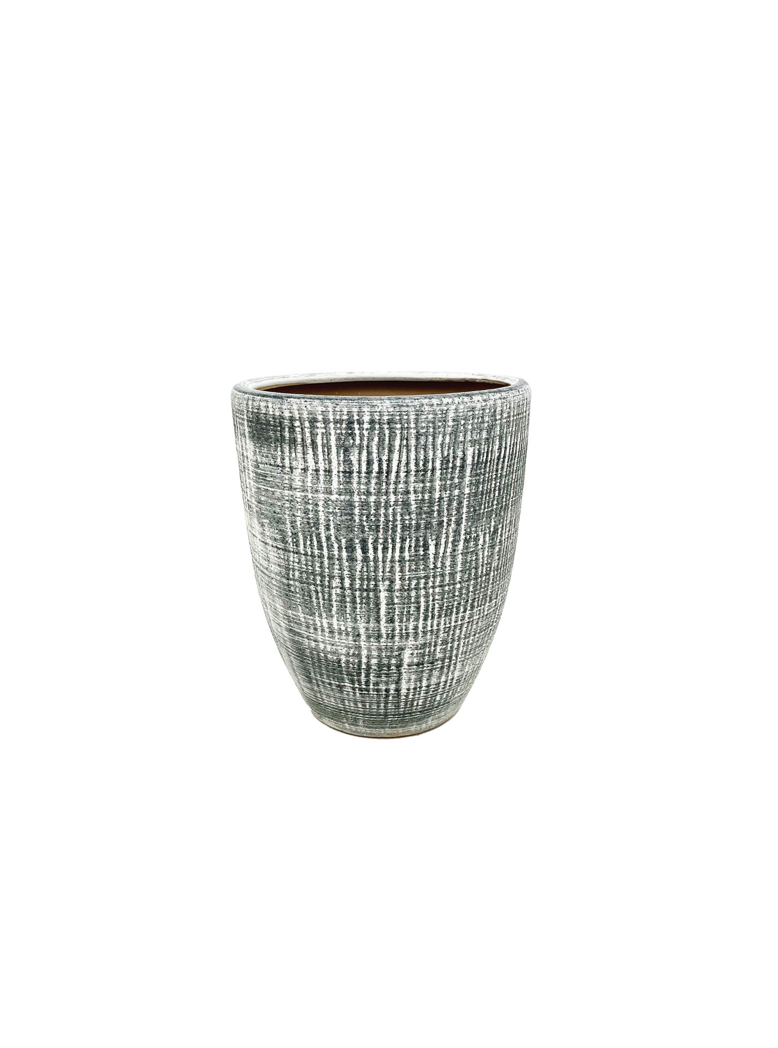 Ceramic Pot Grey with Texture - 3 Sizes – Pollyanna Concepts ...